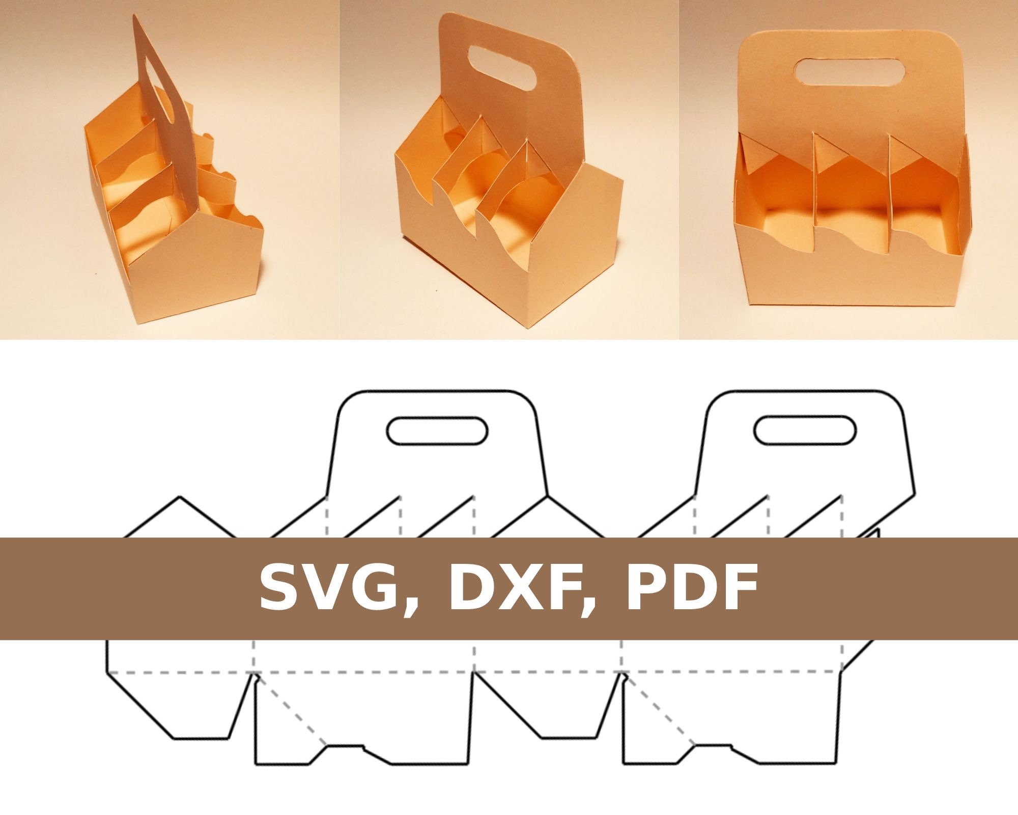 6 Six Pack Carrier, Pack Carrier Template, Six Pack Carrier, Beer ...