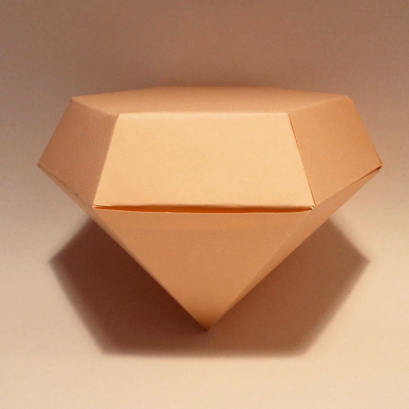 Diamond Box Template, Jewellery Box, Jewelry Box, Crystal Box, Diamond ...