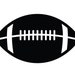 Football Svg, Football Dxf, Football Png, Football Laser Cut, Football ...