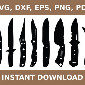 Knife Svg, Knife Dxf, Knives Dxf, Knife Png, Knives Png, Knife Cut File ...
