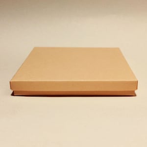 Flat Box With Lid, Flat Square Box Template, Flat Gift Box, Square Box ...
