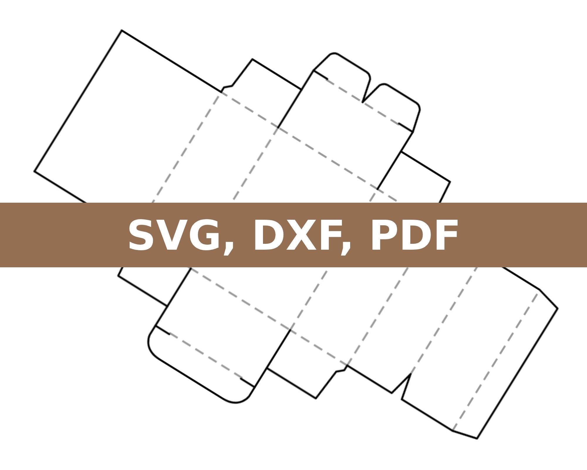 Glass Box Template, Box for Flutes, Box With Divider, Flute Box, Box ...