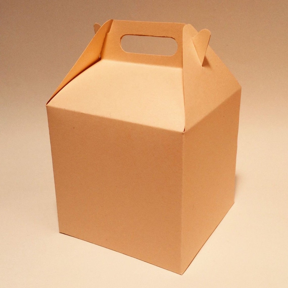 Square Gift Box Template, Gable Box, Square Box, Gable Gift Box ...