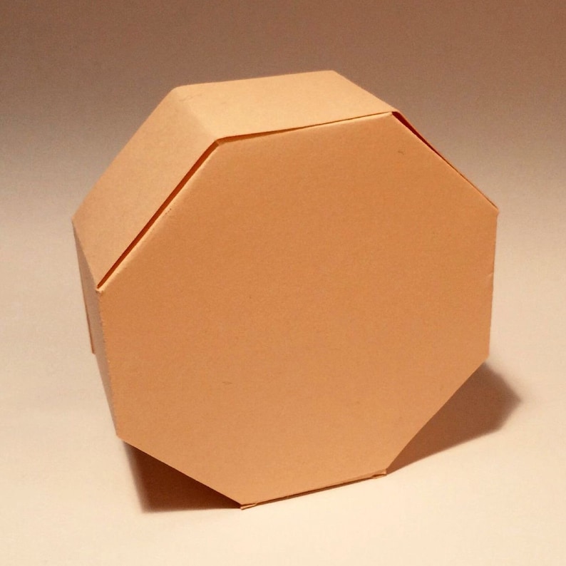 Octagon Box Template, Octagonal Bag, Octagon Box, Octagonal Bag, Gift ...