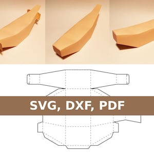Banana Box Template, Paper Banana, Fruit Gift Box, Banana Gift Box ...