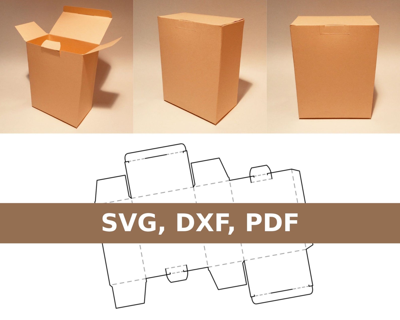 Packaging Box Template, Self Locking Box, Self Lock Box, Package Box ...