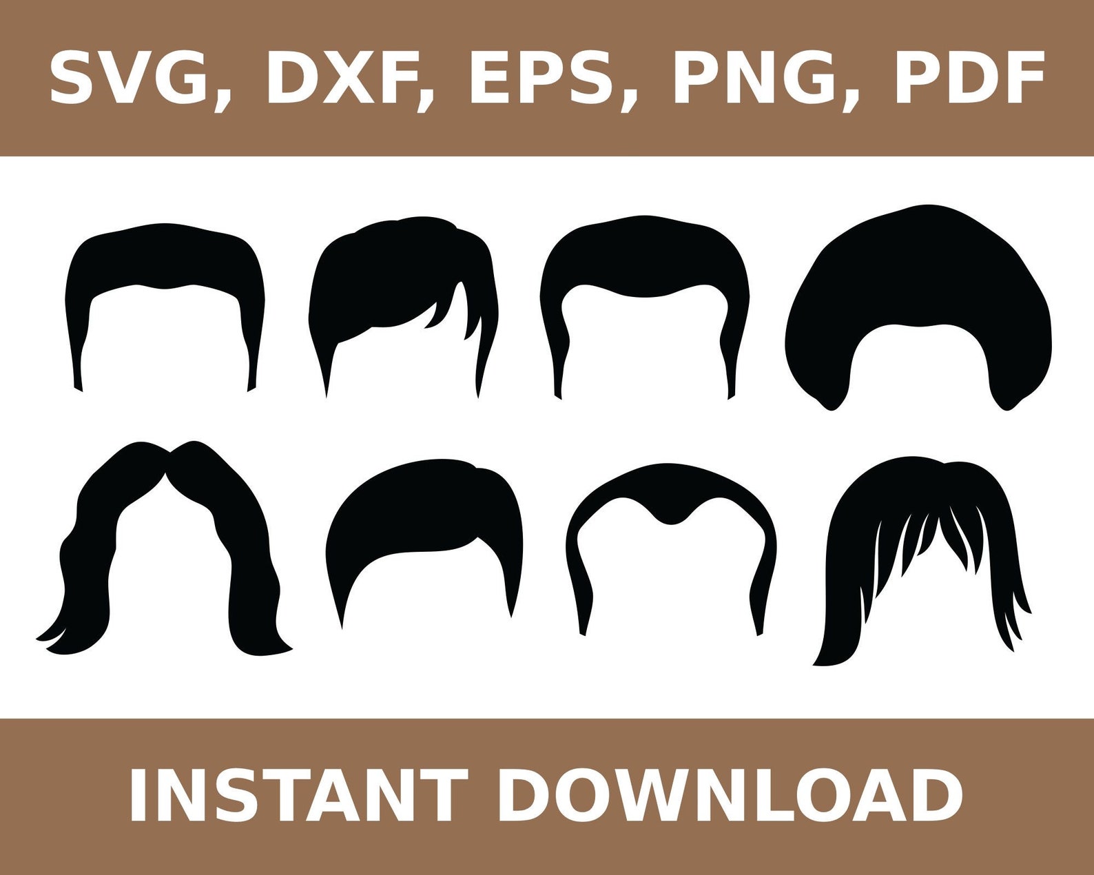 Hairstyle Svg, Shortcut Svg, Hair Style Svg, Hair Cut Svg, Hairstyle ...