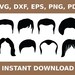 Hairstyle Svg, Shortcut Svg, Hair Style Svg, Hair Cut Svg, Hairstyle ...