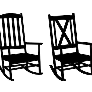 Rocking Chair Svg, Rocking Chair Png, Rocking Chair Template, Rocking ...