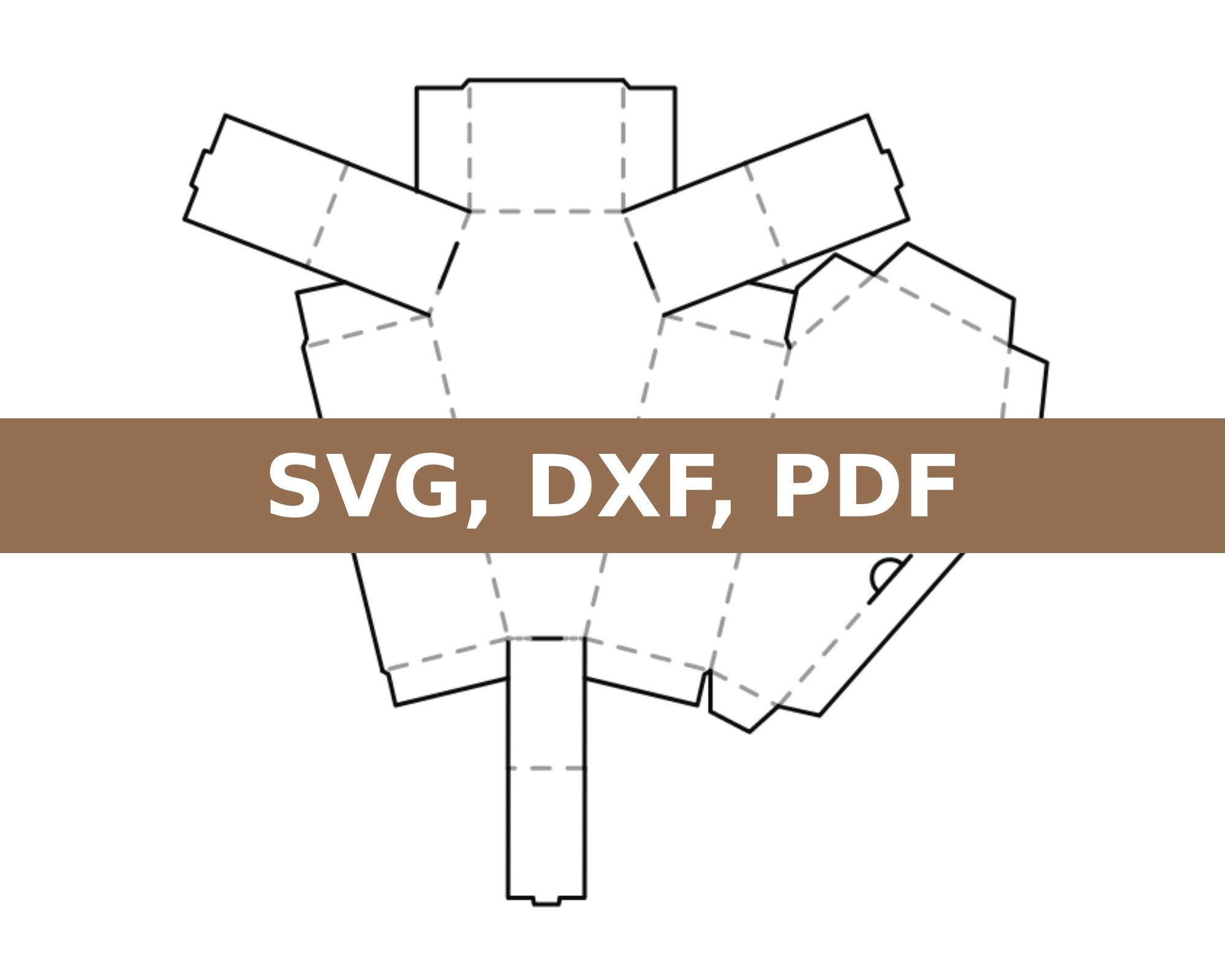 Coffin Box Template, Casket Box, Coffin Template, SVG, PDF, Cricut ...