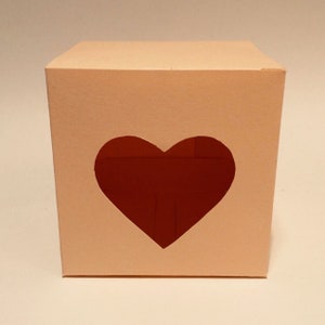 Heart Box Template, Love Gift Box, Heart Gift Box, Romantic Gift Box ...
