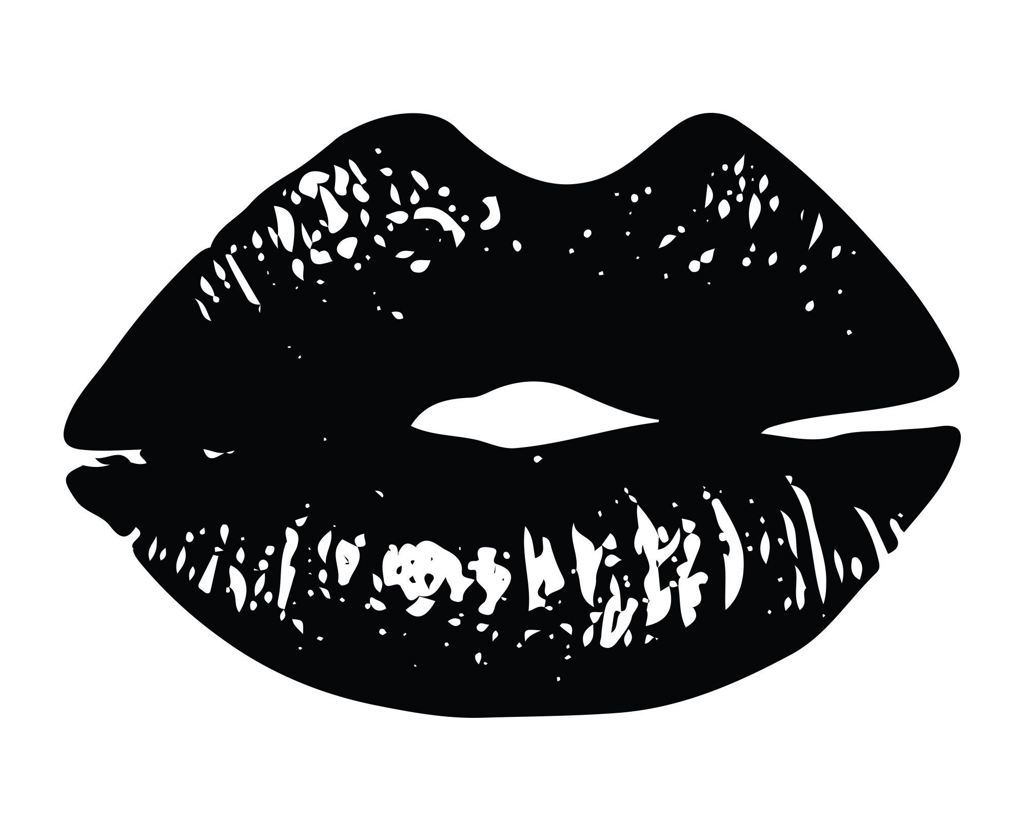 Lips Svg, Lips Png, Lips Silhouette, Lips Template, Lips Cut File, Lips ...