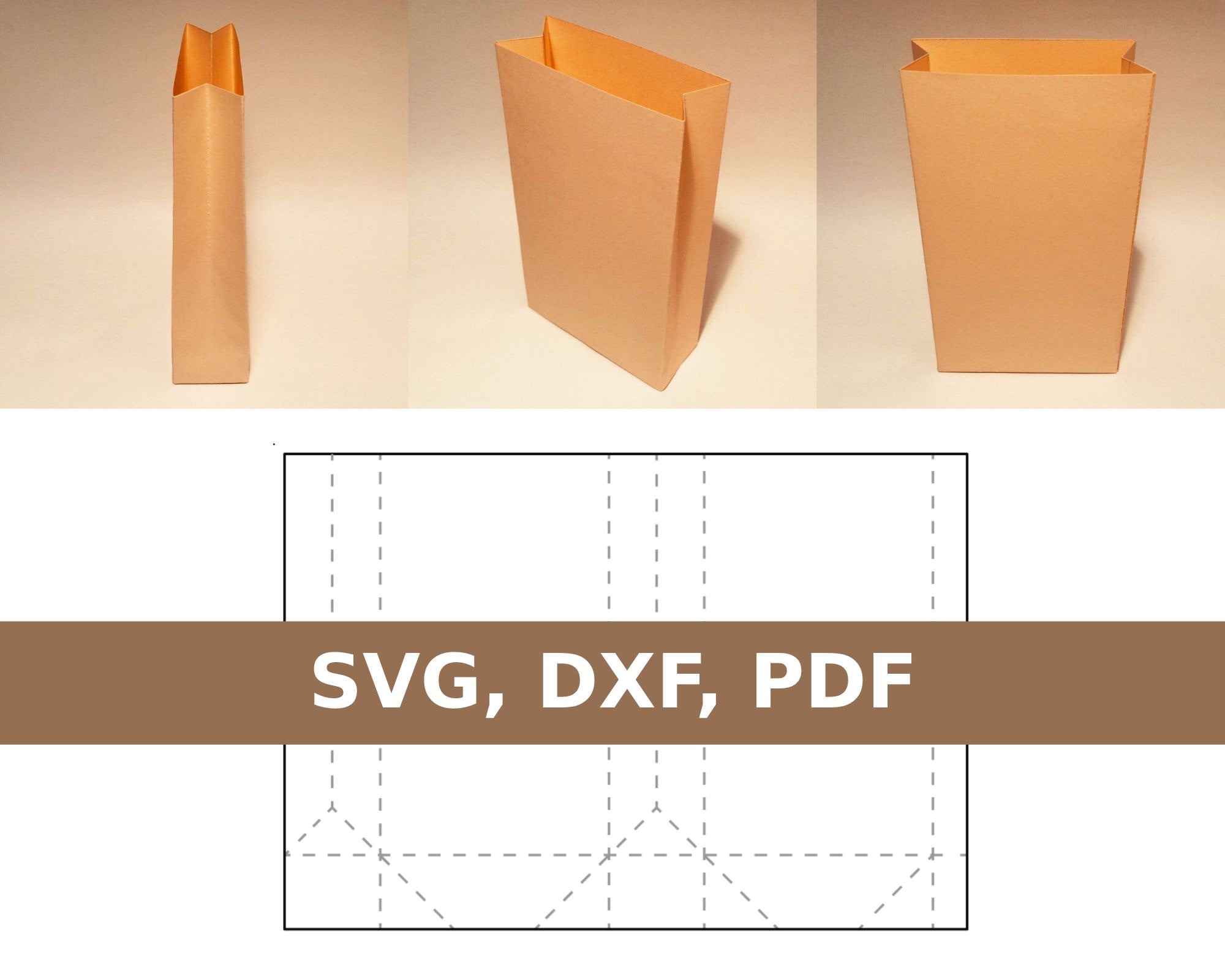 Grocery Bag Template, Paper Grocery Bag, Paper Sack, Grocery Paper Bag ...