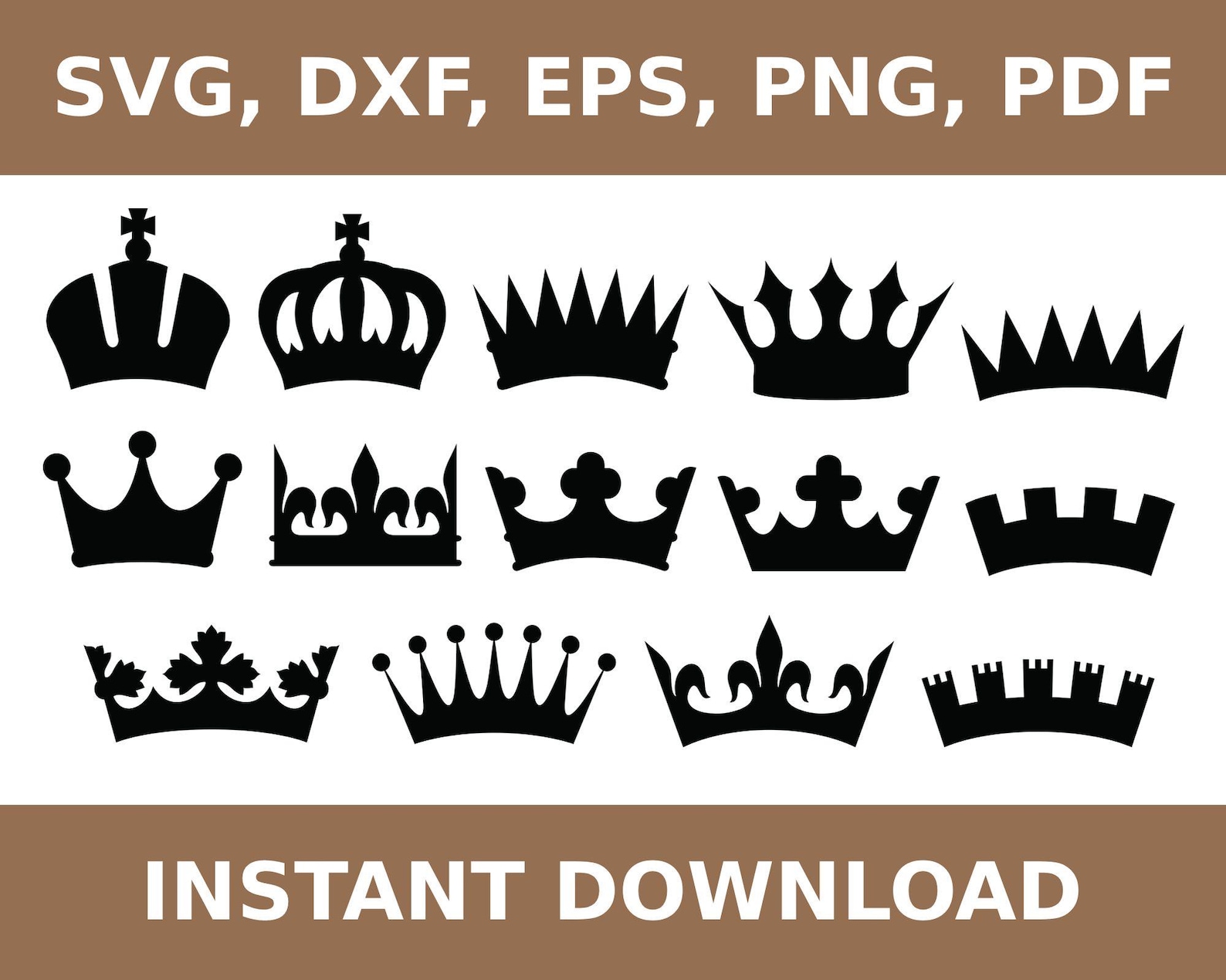 Crown Svg, Crown Template, Crown Dxf, Crown Png, Crowns Png, Crown ...