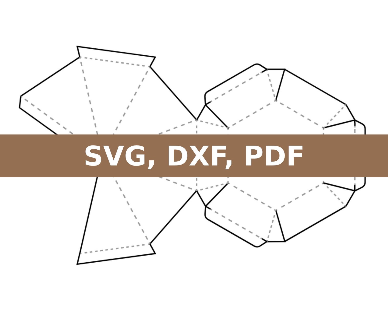 Diamond Box Template, Jewellery Box, Jewelry Box, Crystal Box, Diamond ...