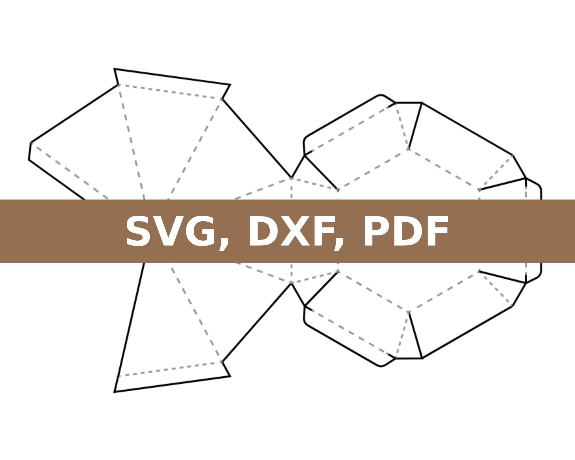 Diamond Box Template, Jewellery Box, Jewelry Box, Crystal Box, Diamond ...