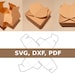 Cat Box Template, Box With Cat, Cat Gift Box, Cat Shaped Box, SVG, PDF ...