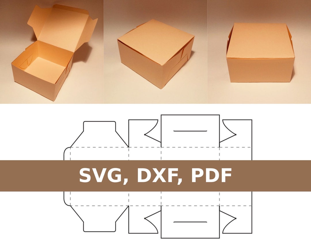 Shipping Box Template, Square Box, Square Container, Mailing Box ...