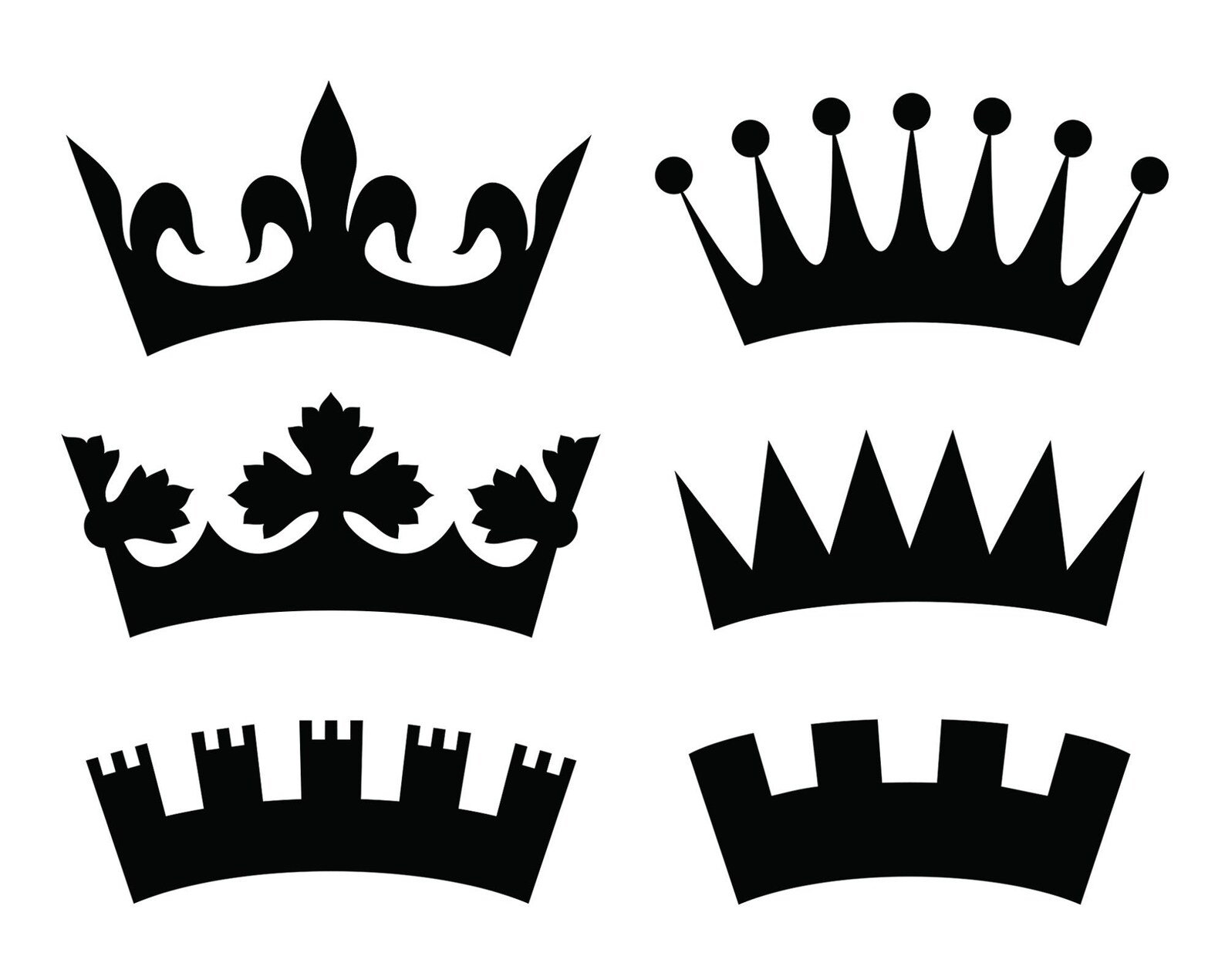 Crown Svg, Crown Template, Crown Dxf, Crown Png, Crowns Png, Crown ...