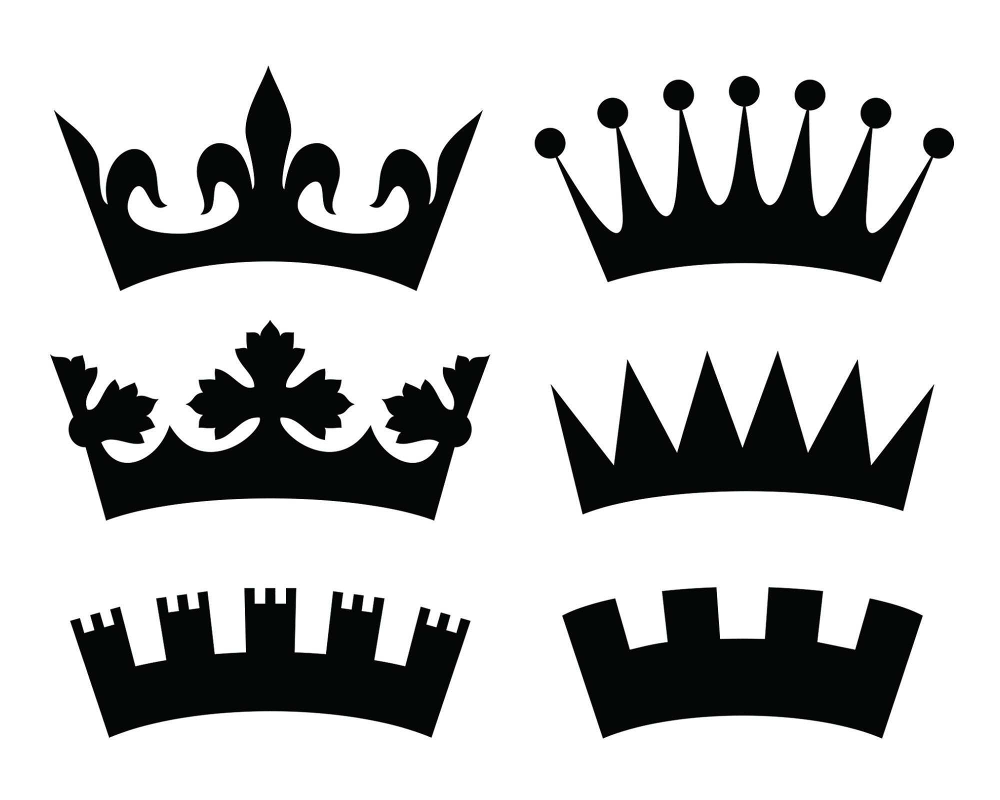 Crown Svg, Crown Template, Crown Dxf, Crown Png, Crowns Png, Crown ...