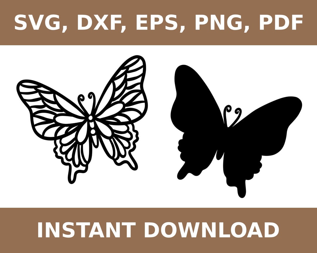 Butterfly Svg, Butterfly Dxf, Butterfly Png, Butterfly Laser Cut ...