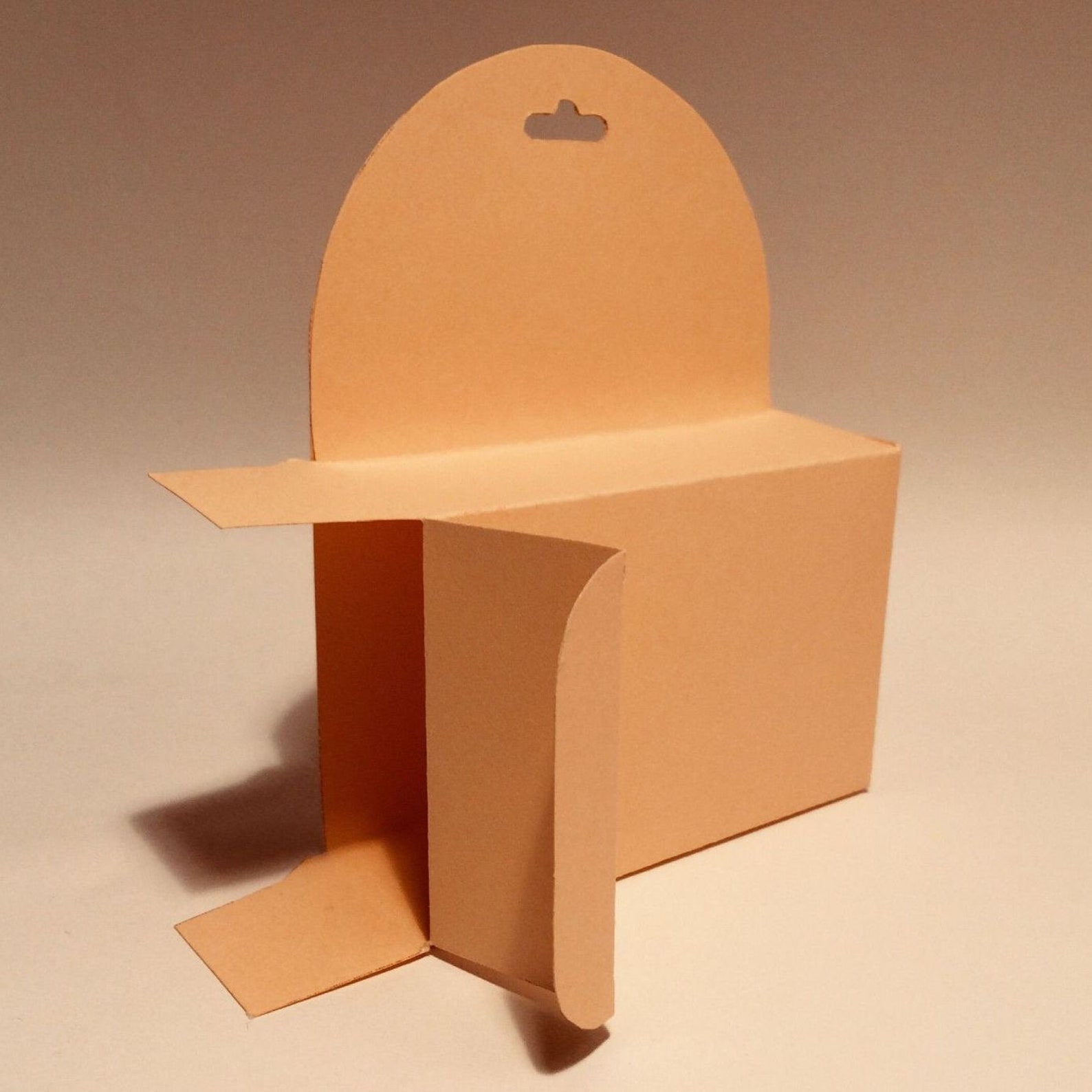 Hang Tab Box Template, Retail Box, Hanging Box, Hanger Box, SVG, PDF ...