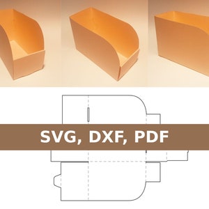 Display Box Template, Counter Display Box, Countertop Display Box ...