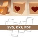 Heart Box Template, Love Gift Box, Heart Gift Box, Romantic Gift Box ...