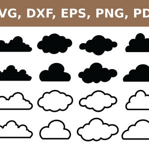 Cloud Svg, Cloud Dxf, Clouds Dxf, Cloud Png, Clouds Png, Cloud Template ...
