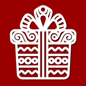 Gift Box Svg, Gift Box Dxf, Gift Box Png, Gift Box Laser Cut, Gift Box ...