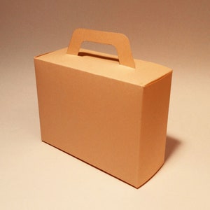 Briefcase Box Template, Gift Box With Handle, SVG, PDF, Cricut ...