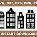 House Svg, House Dxf, Houses Dxf, House Png, Houses Png, House Template ...