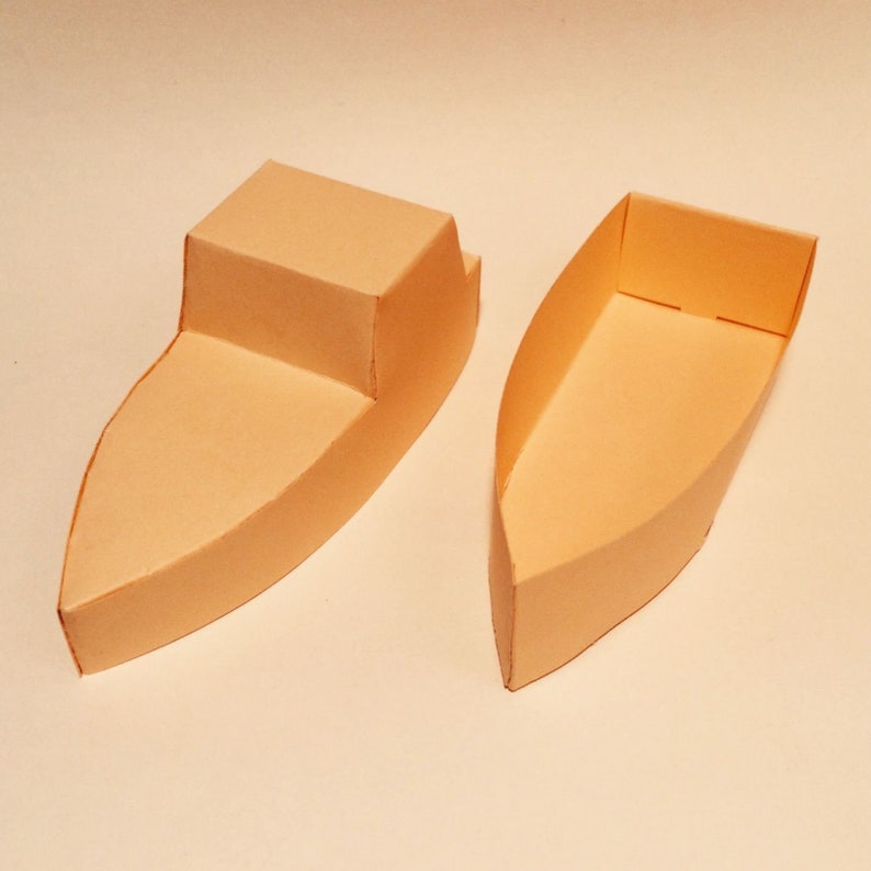 Ship Box Template, Boat Box, Paper Boat, Paper Ship, Ship Gift Box ...