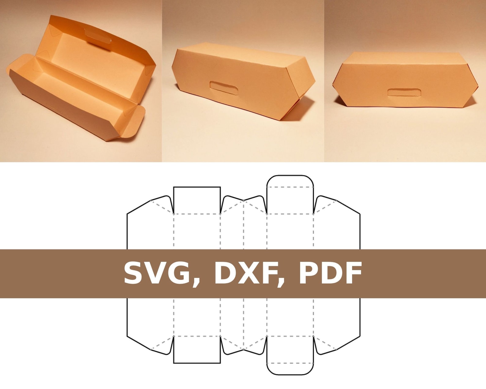 Hot Dog Box Template, French Dog Box, Hot Dog Packaging, Hot Dog ...