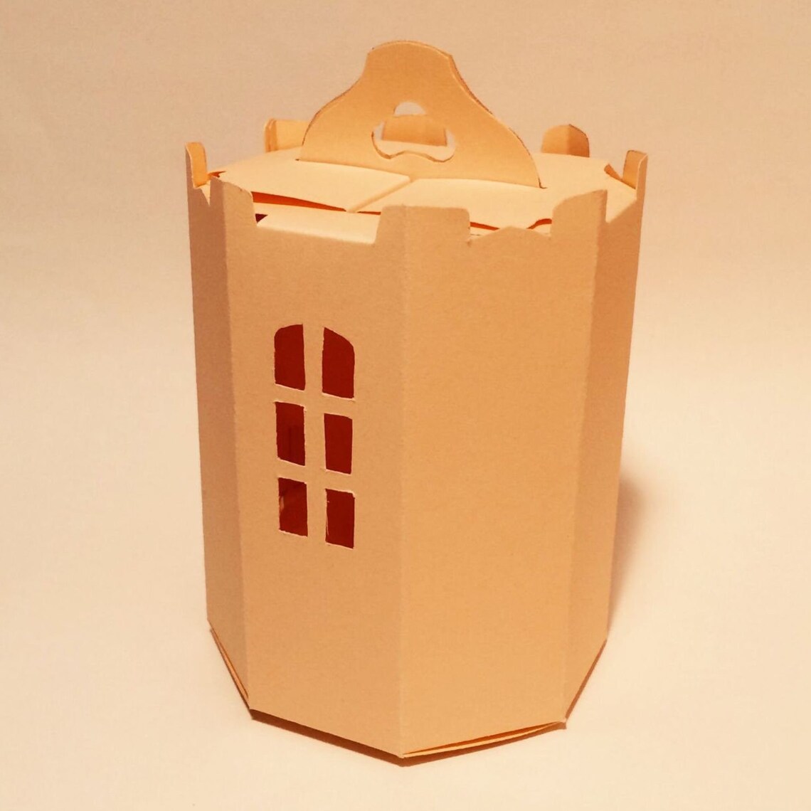 Tower Box Template, House Box, Building Box, House Gift Box, Castle Box ...