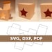 Star Gift Box Template, Box With Window, Star Box, Wedding Favor Box ...