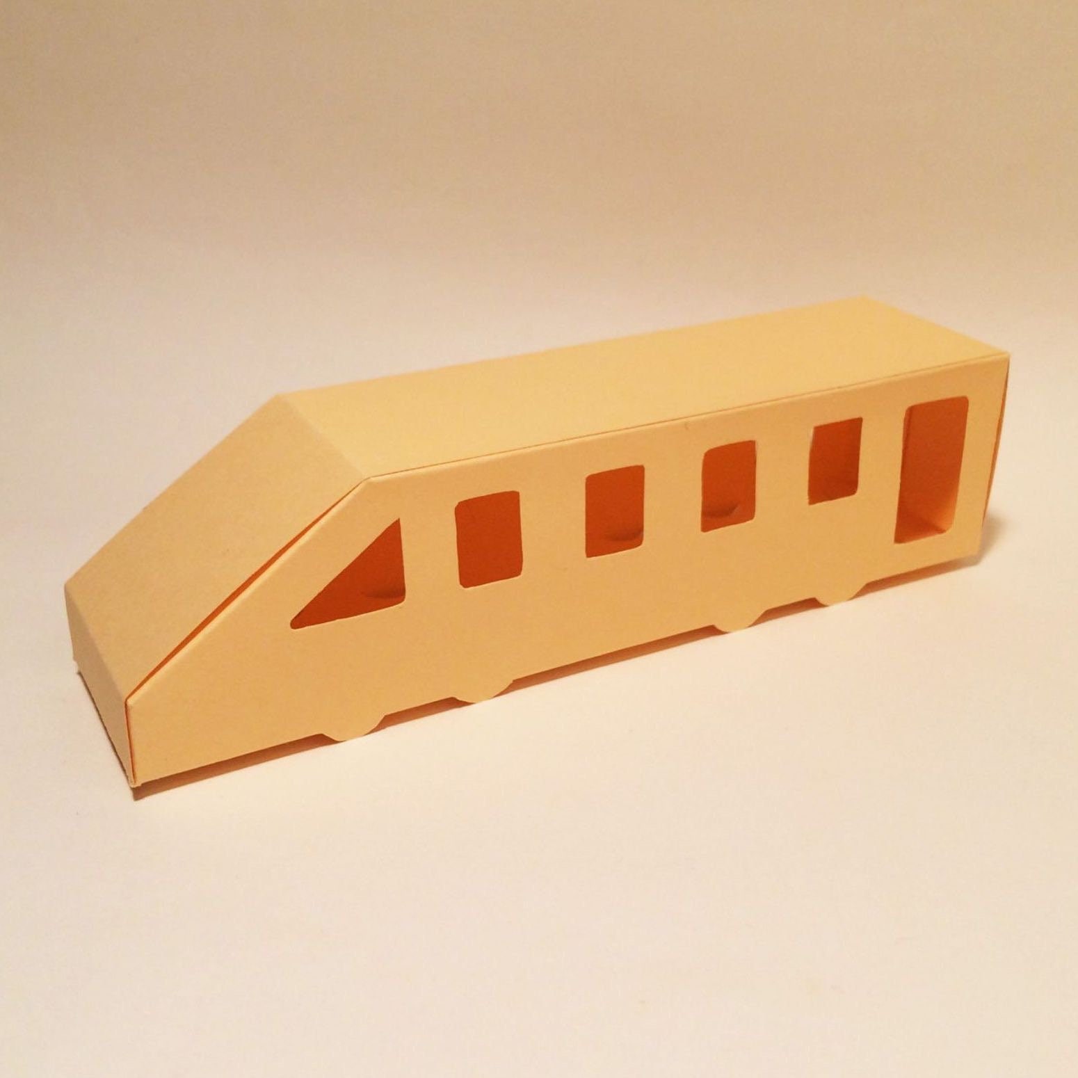 Train Box Template, Subway Box, Train Shaped Box, Transport Box, Train ...