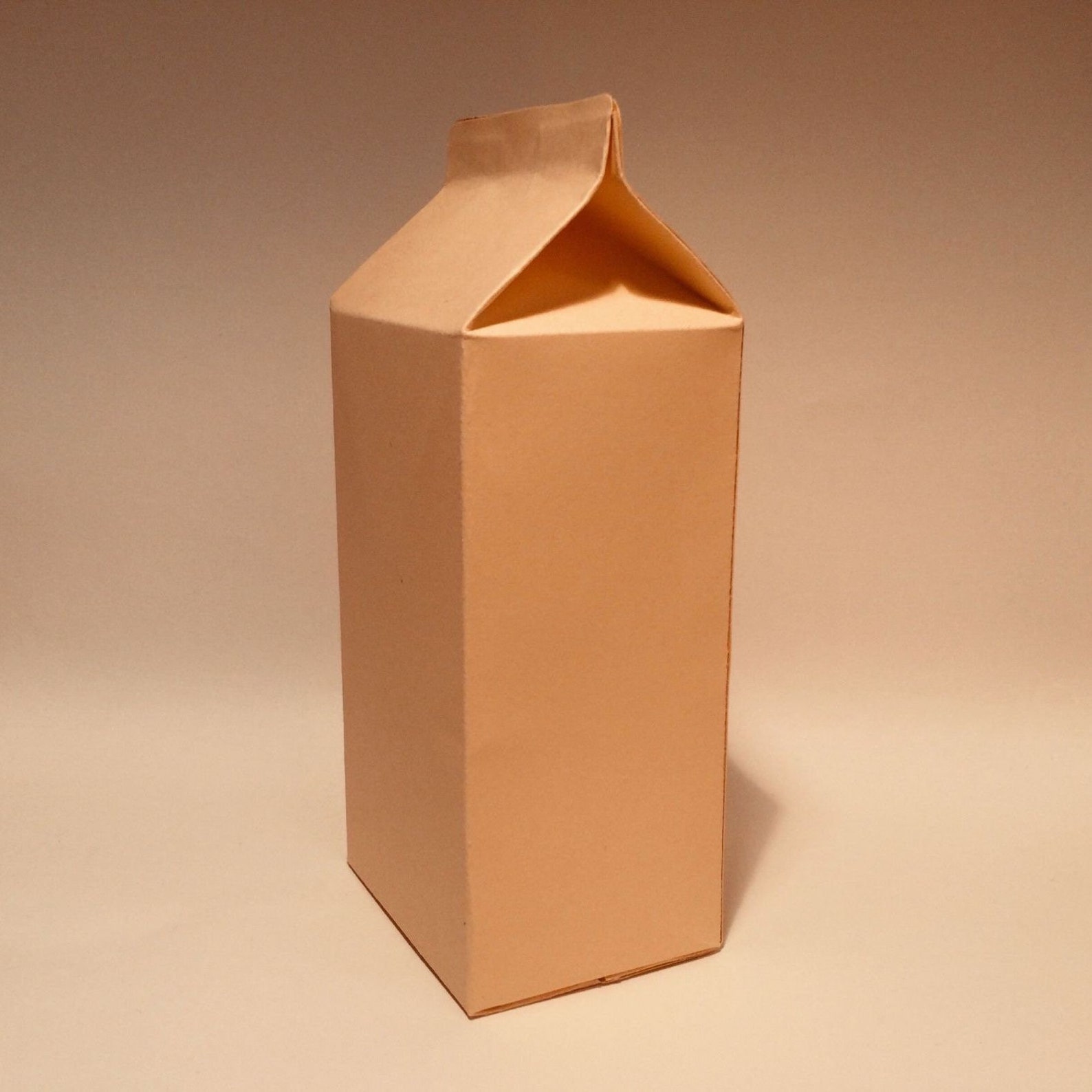 Milk Template, Carton Box, Milk Carton Box, Milkbox, Gable Top Carton ...