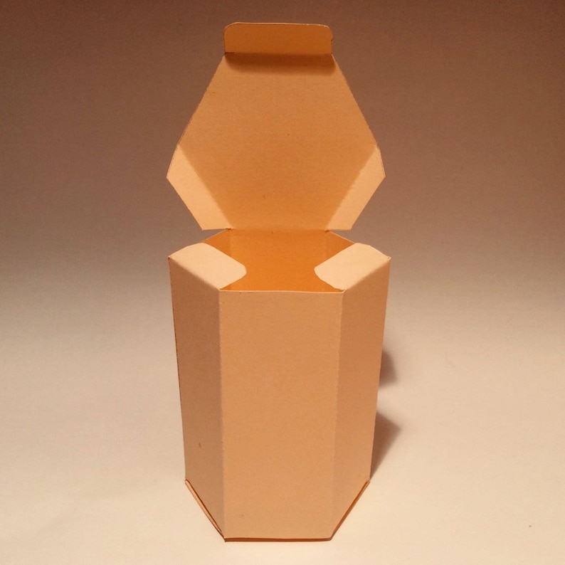 Hexagon Box Template, Hexagon Gift Box, Hexagonal Gift Box, Hexagonal ...