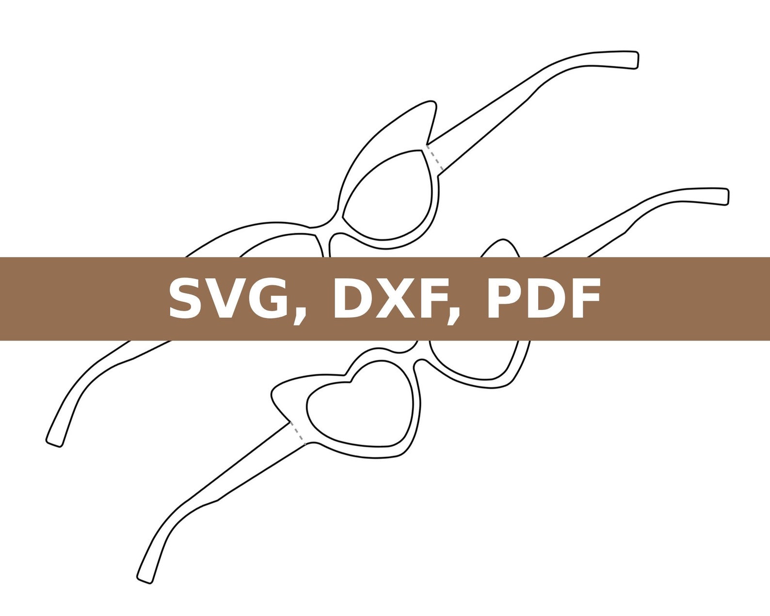 Party Glasses Template, Paper Sunglasses, Birthday Glasses, Printable ...