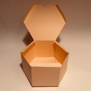 Hexagon Box Template, Hexagon Gift Box, Hexagonal Gift Box, Hexagonal ...