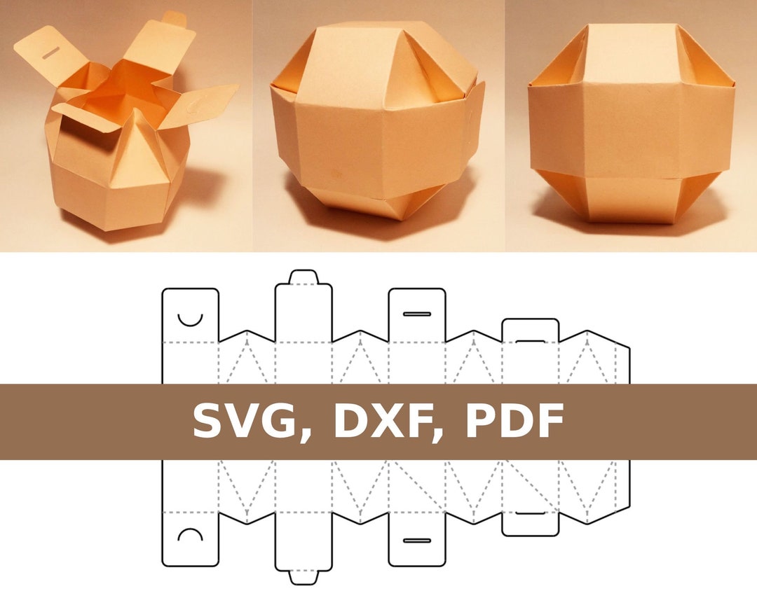 Sphere Box Template, Ball Box, Polygon Box, Polygonal Box, Round Box ...