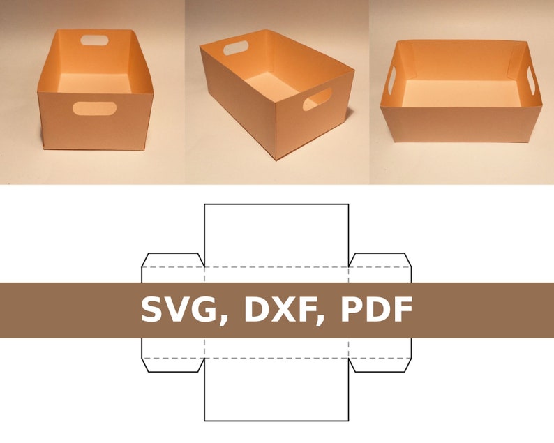 Office Box Template, Desk Storage Box, Desk Box, Office Storage Box ...