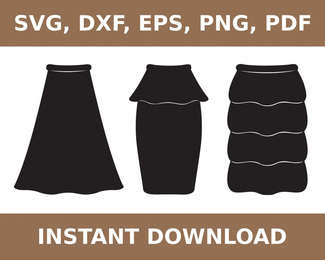 Skirt Svg, Skirt Dxf, Skirts Dxf, Skirt Png, Skirts Png, Skirt Template ...