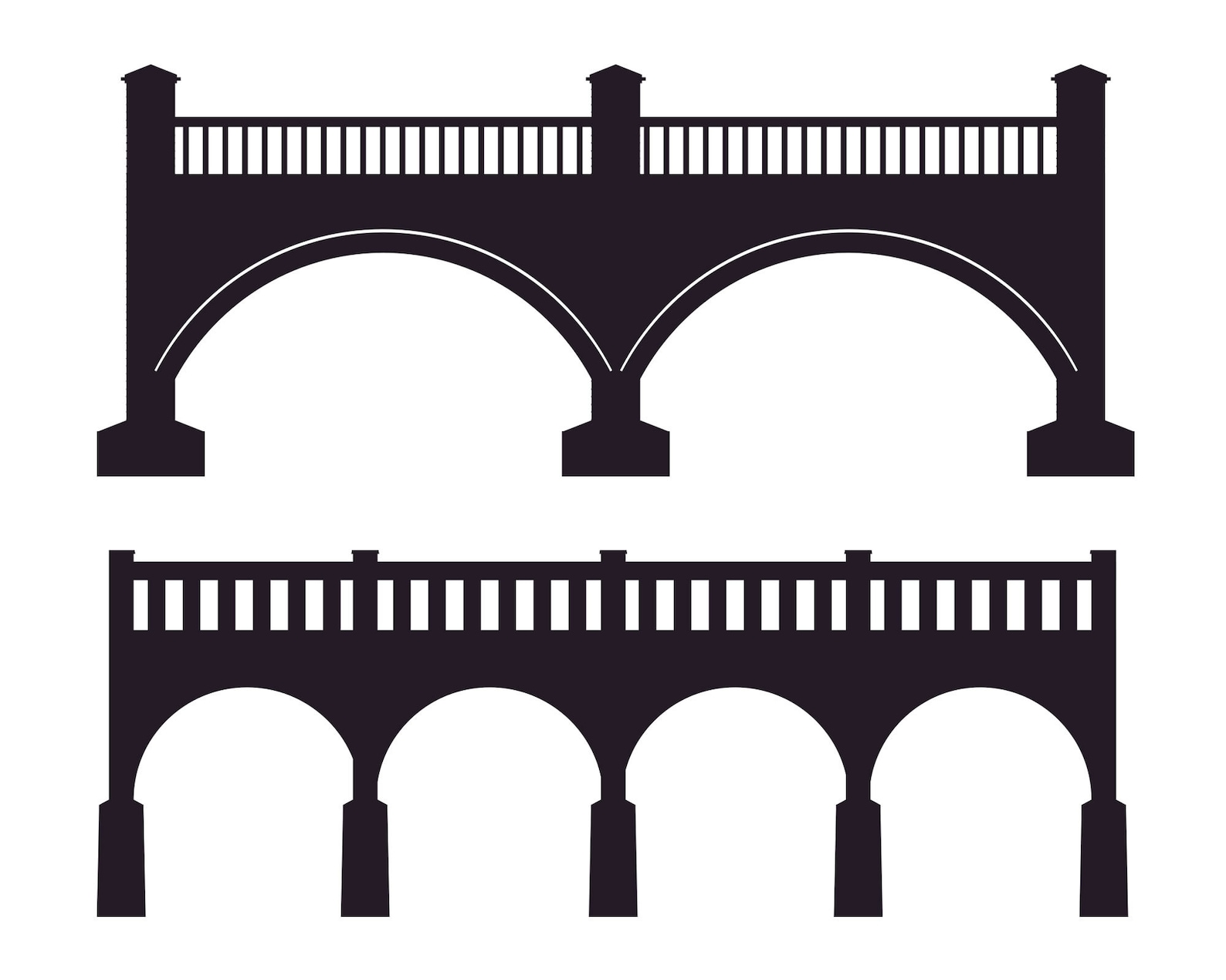 Bridge Svg, Bridge Dxf, Bridge Png, Bridge Laser Cut, Bridge Cut File ...