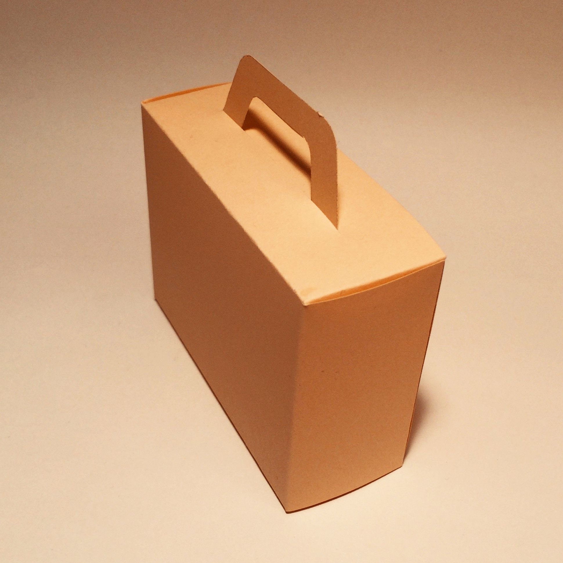 Briefcase Box Template, Gift Box With Handle, SVG, PDF, Cricut ...