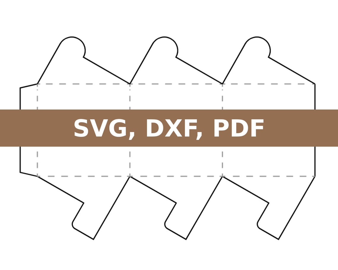 Triangle Box Template, Foldable Box, Foldable Gift Box, Folding Gift ...