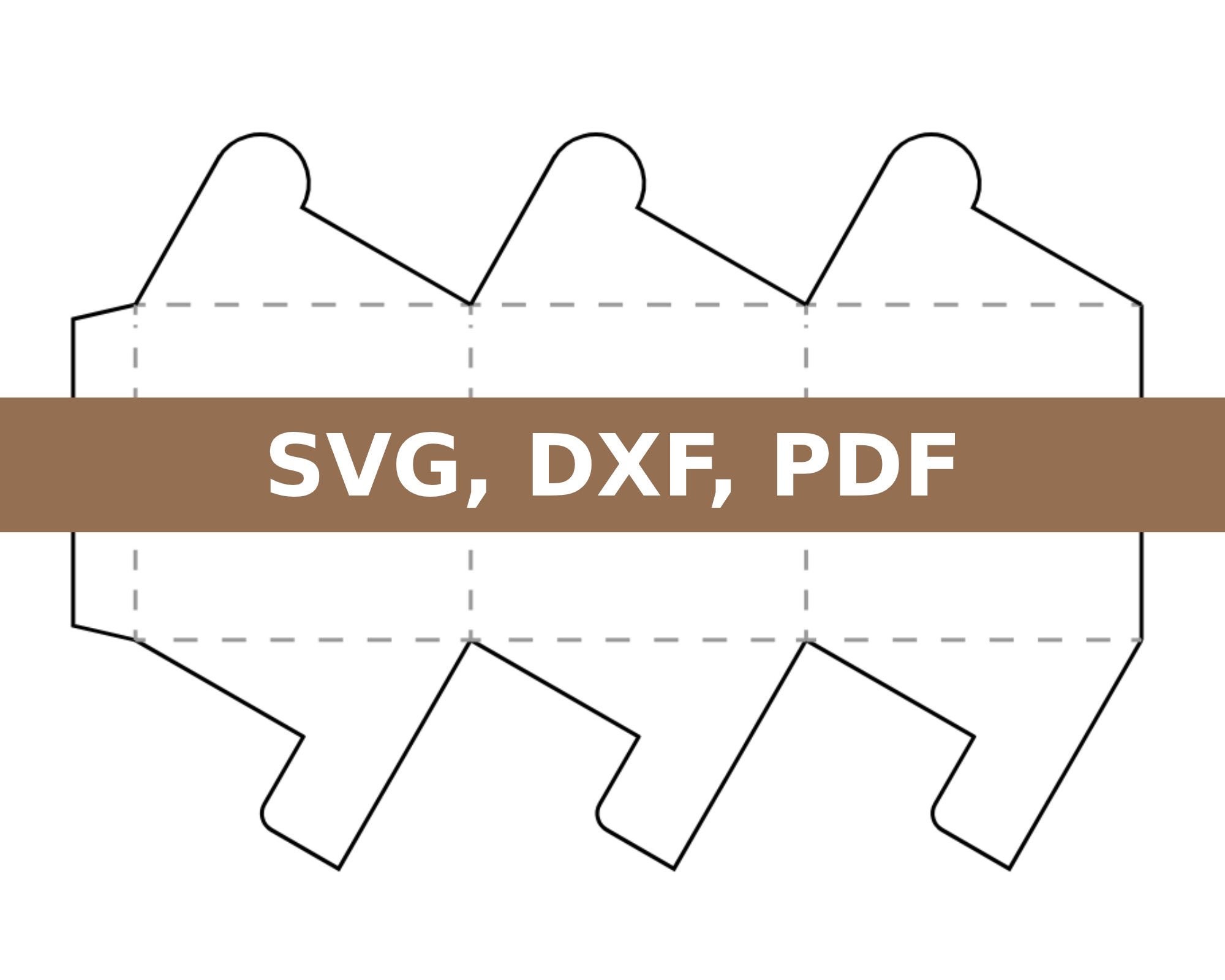 Triangle Box Template, Foldable Box, Foldable Gift Box, Folding Gift ...