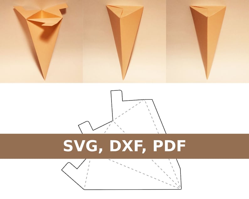 Flower Box Template, Single Flower Box, Flower Gift Box, Bouquet Gift ...