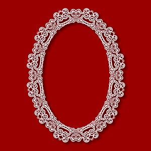 Oval Frame Svg, Oval Frame Dxf, Oval Frame Png, Mirror Frame Dxf ...